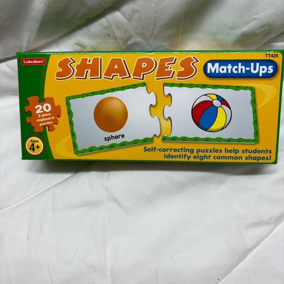 Lakeshore | Toys | Lakeshore Learning Shapes Matchups Puzzle Colorful ...